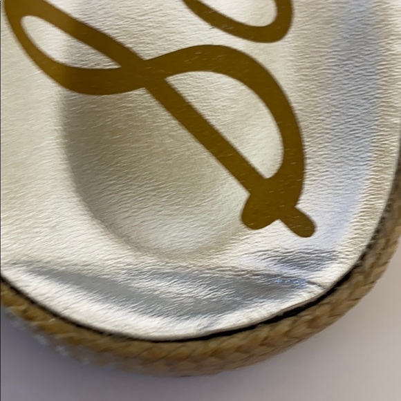 Sam Edelman | Shoes | Euc Sam Edelman Metallic Platform Slides Size 6 ...